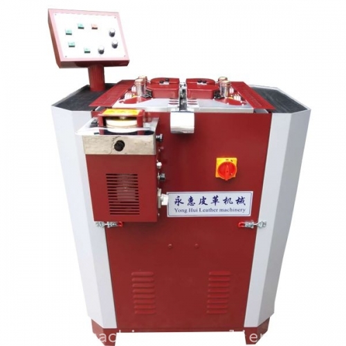 Leather belt buffing polishing grinding machine